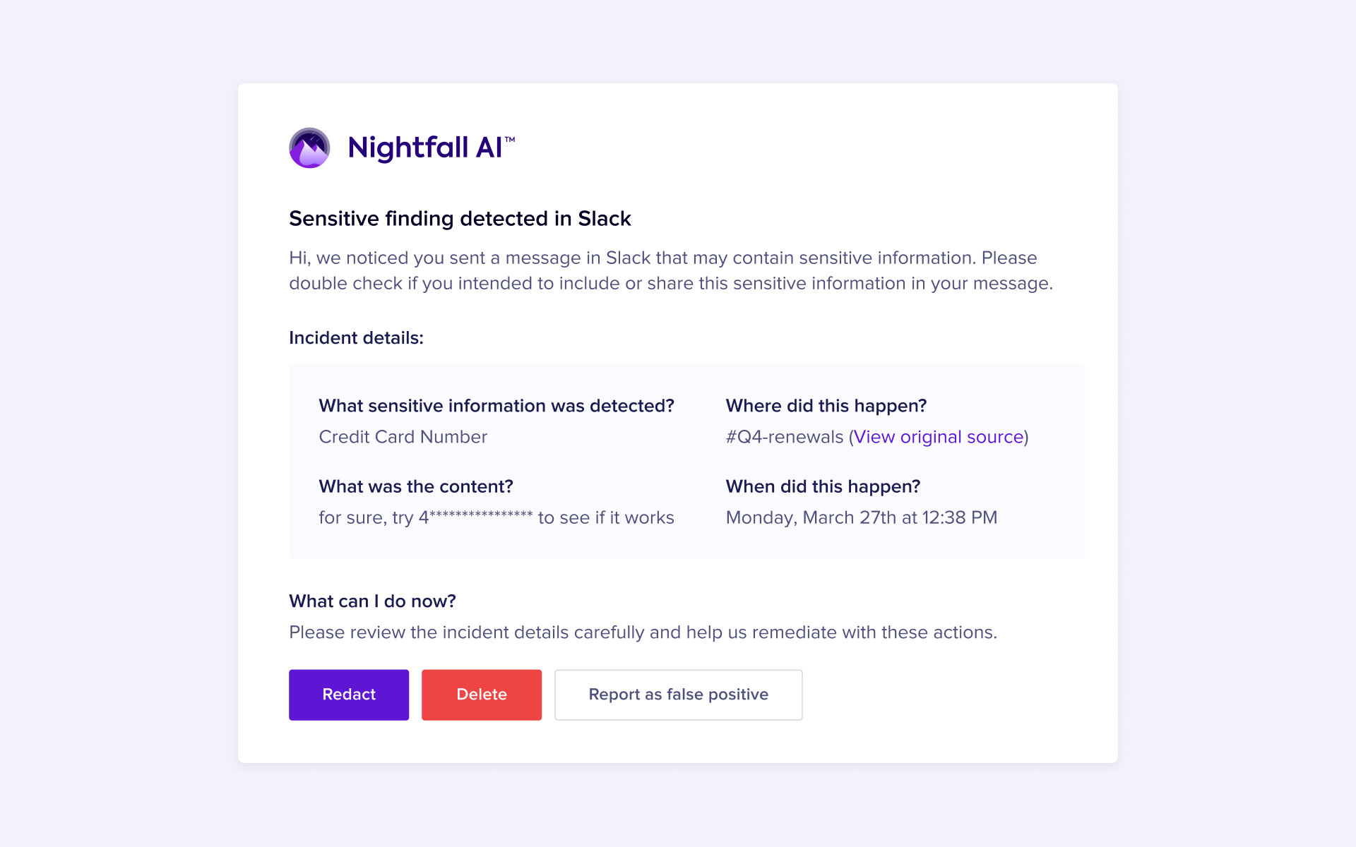 Nightfall AI Launches Human Firewall Feature to Help SecOps Teams Tackle High-Volume Alerts with ...